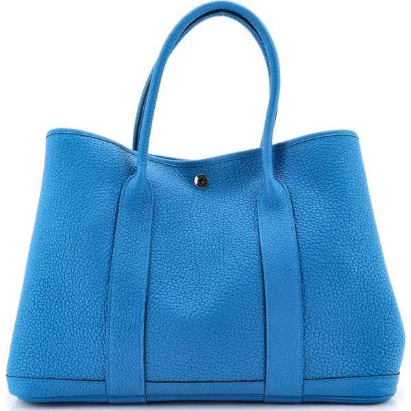 Hermès Garden Party Tote Leather 36 - Blue