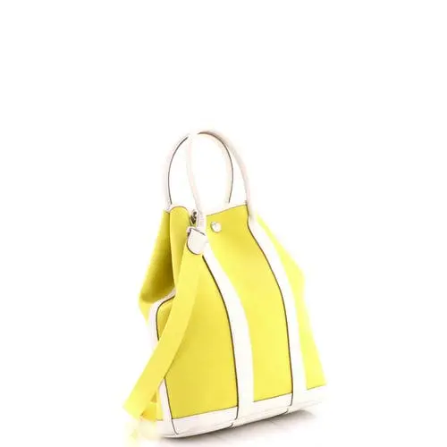 Hermès Garden File Tote Toile And Leather 28