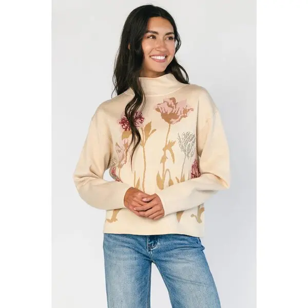 BALTIC BØRN Marlowe Flower Sweater