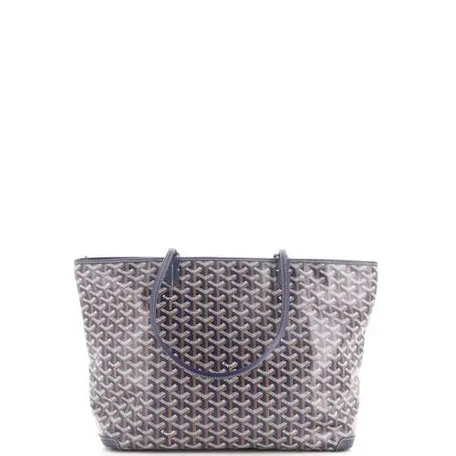 Goyard Artois Tote Coated Canvas Mm - Blue