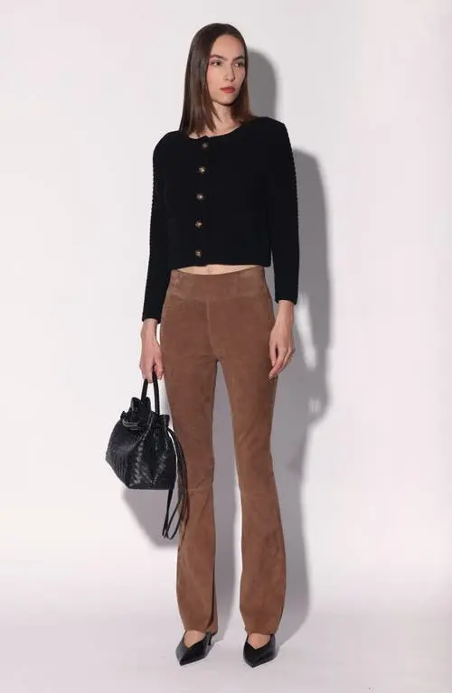 Walter Baker Lexie Suede Leather Pant