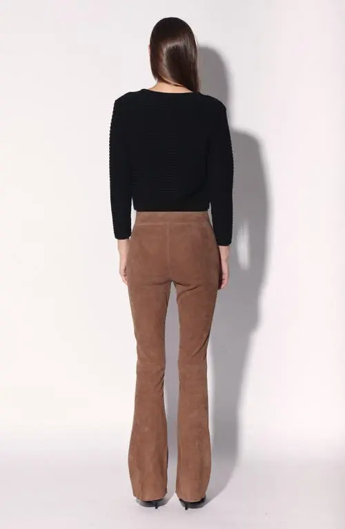 Walter Baker Lexie Suede Leather Pant