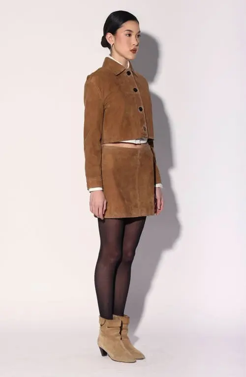Walter Baker Suzette Suede Leather Jacket