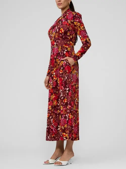 Rachel Rachel Roy Harland Long Sleeve Halter Maxi Dress