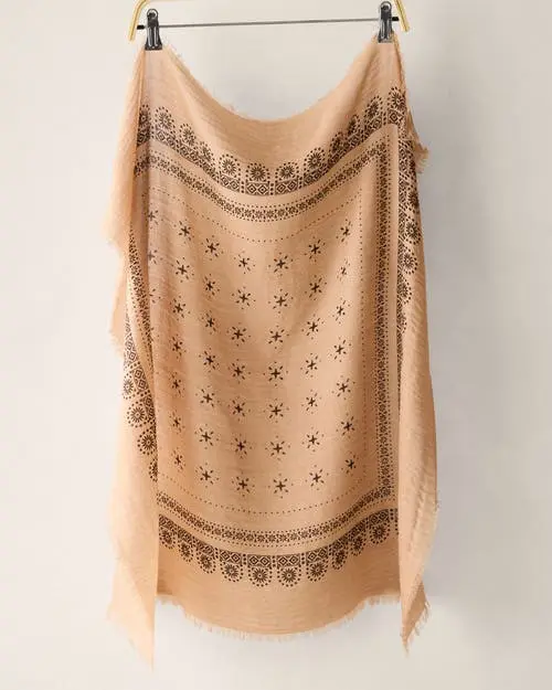 HAVEN WELL WITHIN Oversized Wool Bandana - Acorn Multi