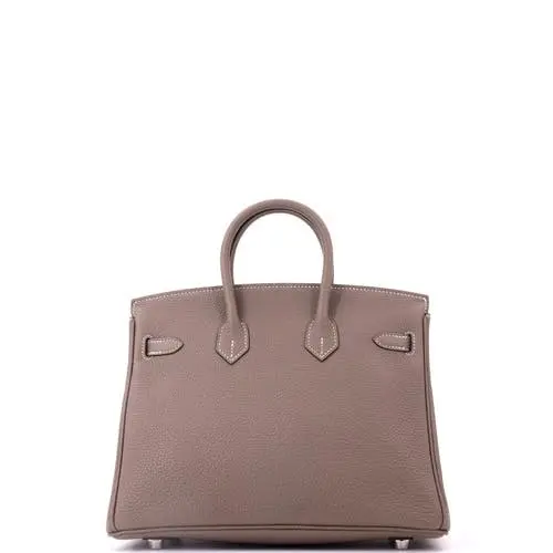 Hermès Birkin Handbag Togo With Palladium Hardware 25 - Grey
