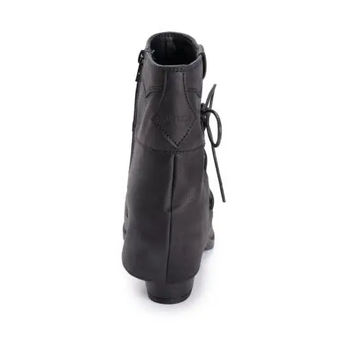 MUK LUKS Yuki Short Ankle Boots - Black