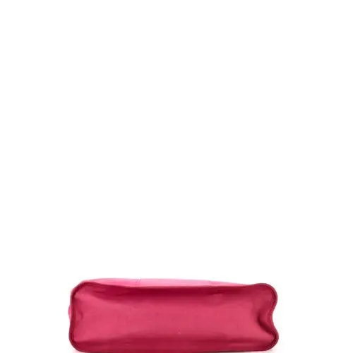 Hermès Cabag Elan Toile And Leather 39 - Pink