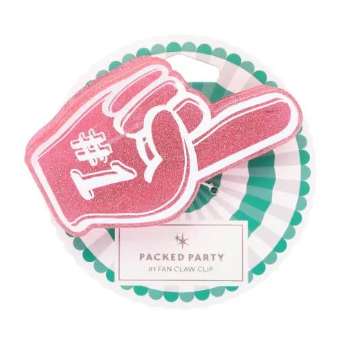 PACKED PARTY Foam Finger Hair Claw Clip - Multicolor