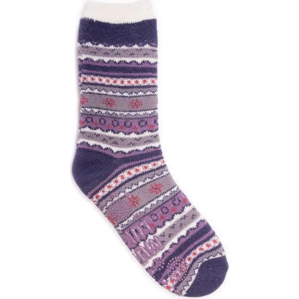 MUK LUKS 1 Pair Pack Tall Cozy Lounge Socks
