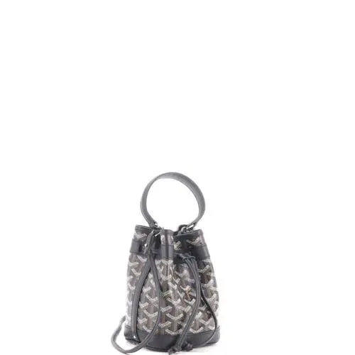 Goyard Petit Flot Bucket Bag Coated Canvas Mini