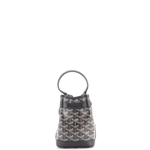 Goyard Petit Flot Bucket Bag Coated Canvas Mini