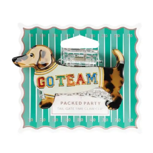 PACKED PARTY Wiener Dog Hair Claw Clip