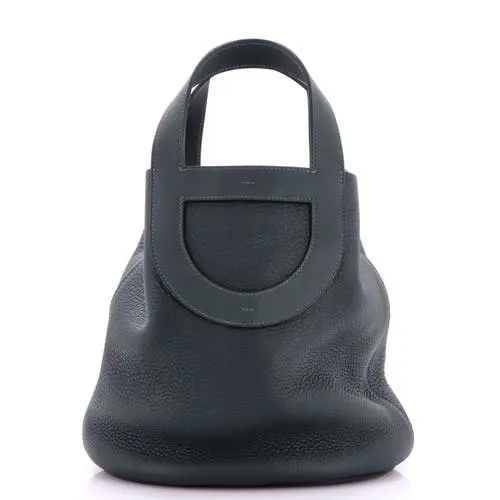 Hermès In-the-loop Bag Clemence With Swift 23 - Green