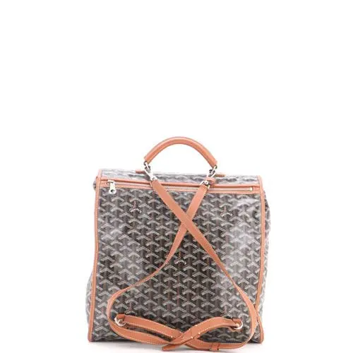 Goyard Saint Leger Briefcase Backpack Coated Canvas