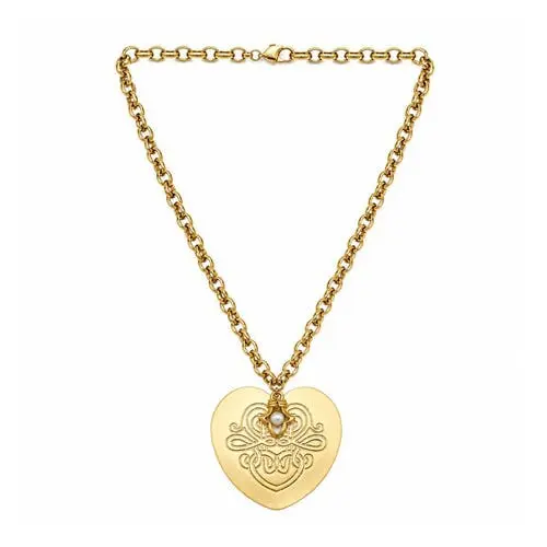 ADIBA The Valora Heart Pearl Necklace - Gold
