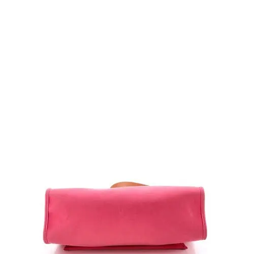 Hermès Herbag Zip Leather And Toile 31 - Pink