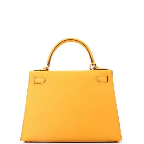 Hermès Kelly Handbag Epsom With Gold Hardware 28