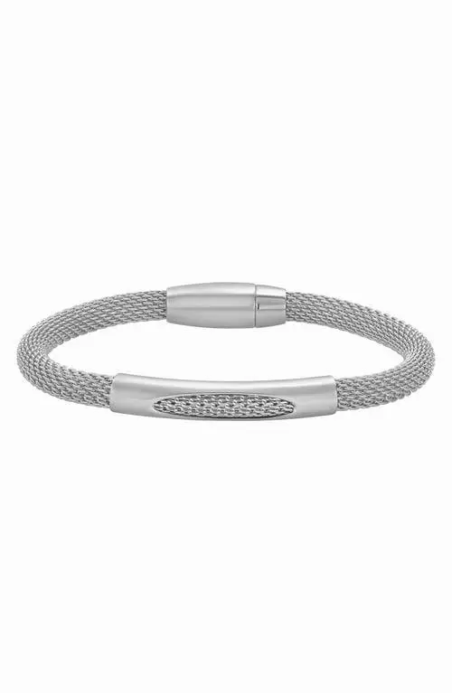 BEARFRUIT JEWELRY Jasmine Magnetic Bracelet Chic Trendy Statement - Silver