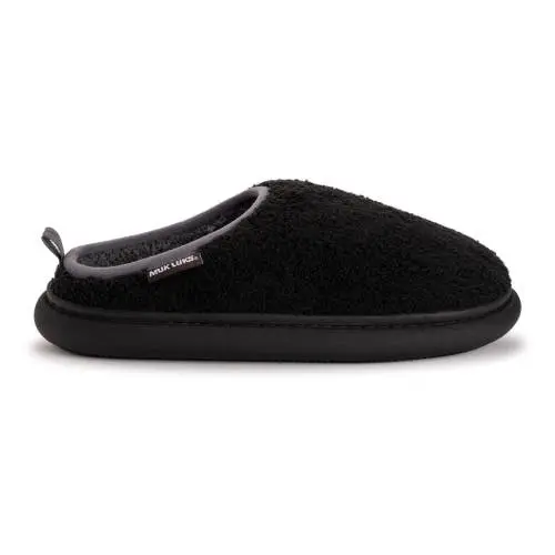MUK LUKS Lewis Clog Slippers - Black