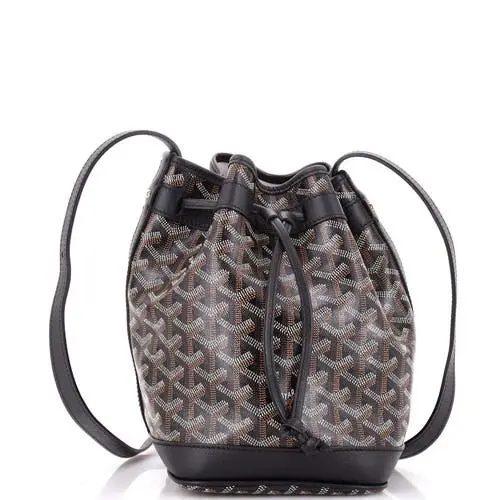 Goyard Petit Flot Bucket Bag Coated Canvas Pm