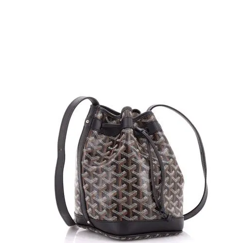 Goyard Petit Flot Bucket Bag Coated Canvas Pm