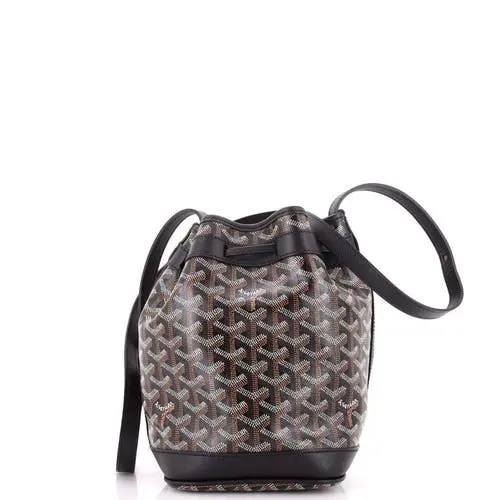 Goyard Petit Flot Bucket Bag Coated Canvas Pm