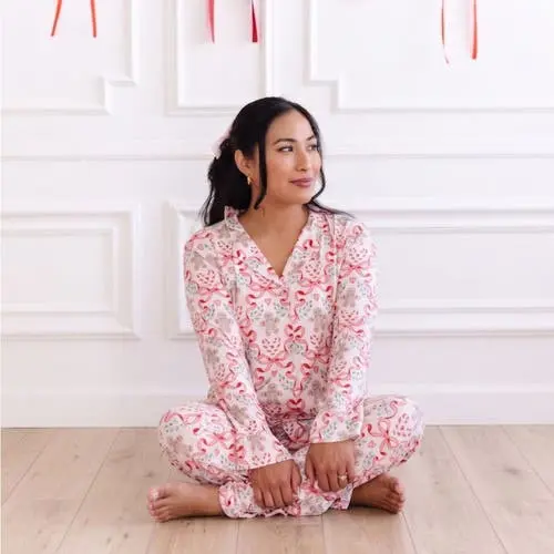 SWEET WINK Gingerbread Trellis Christmas Two-piece Set
