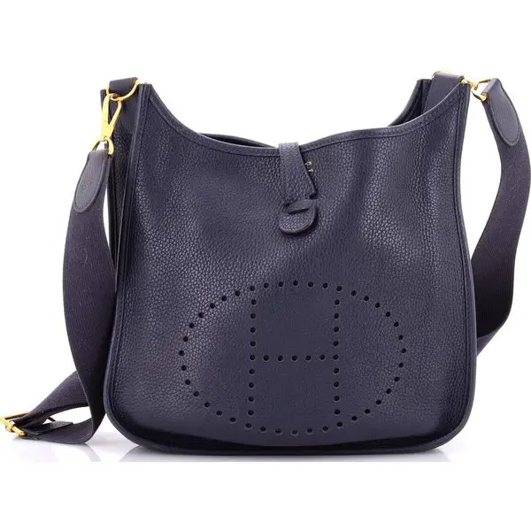 Hermès Evelyne Bag Gen Iii Clemence Pm - Blue