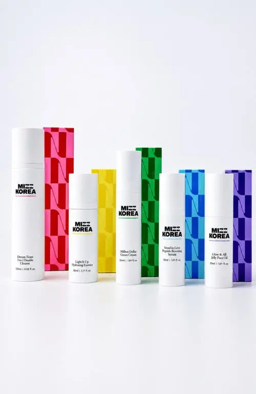 MIZZ KOREA K-beauty Complete Skincare 5-step Routine 5-piece Set