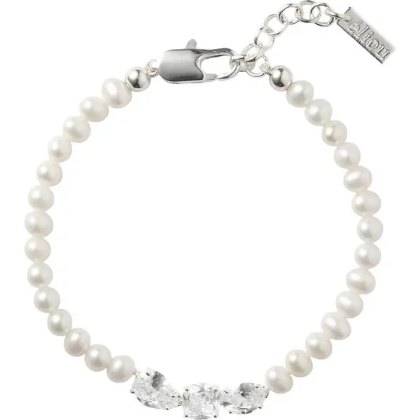 Éliou Joya Freshwater Pearl Bracelet - White
