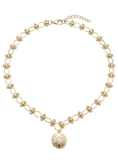 AREA STARS Sairs Link Charm Chain - Gold