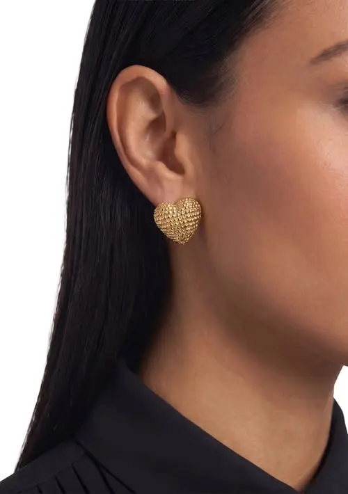 AREA STARS Maya Heart Studs