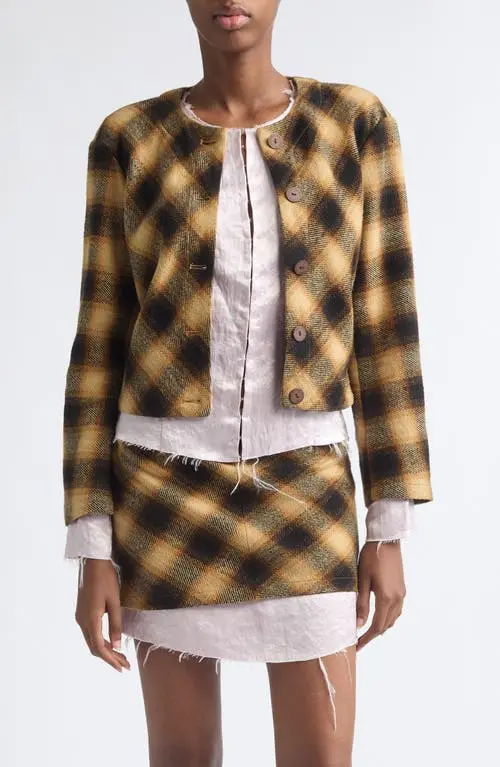 Eckhaus Latta Double Cotton Jacket - Hollyhock