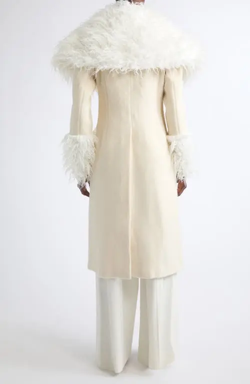 KIM SHUI Yun Faux Fur Trim Coat