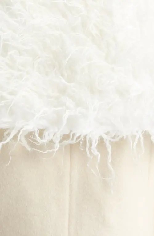 KIM SHUI Yun Faux Fur Trim Coat
