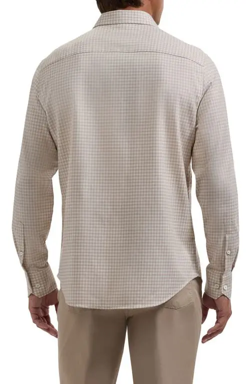 Bugatchi Axel Shaped Fit Check Button Up Shirt
