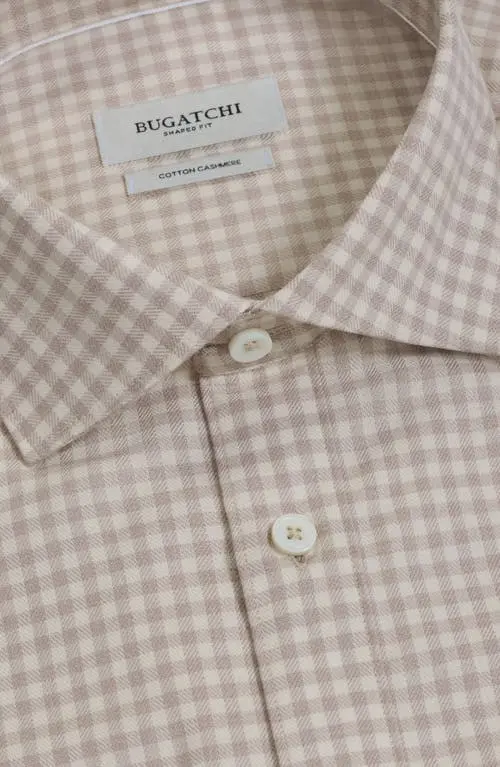Bugatchi Axel Shaped Fit Check Button Up Shirt