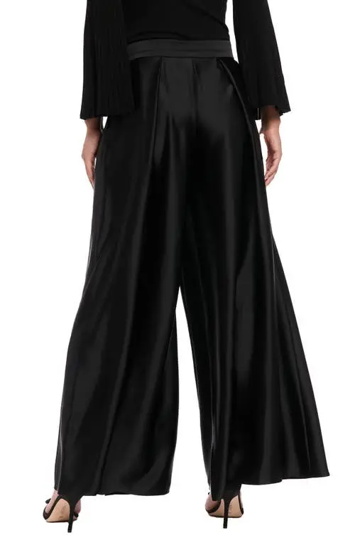 Maggy London Pleated Wide Leg Pants