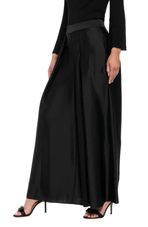 Maggy London Pleated Wide Leg Pants