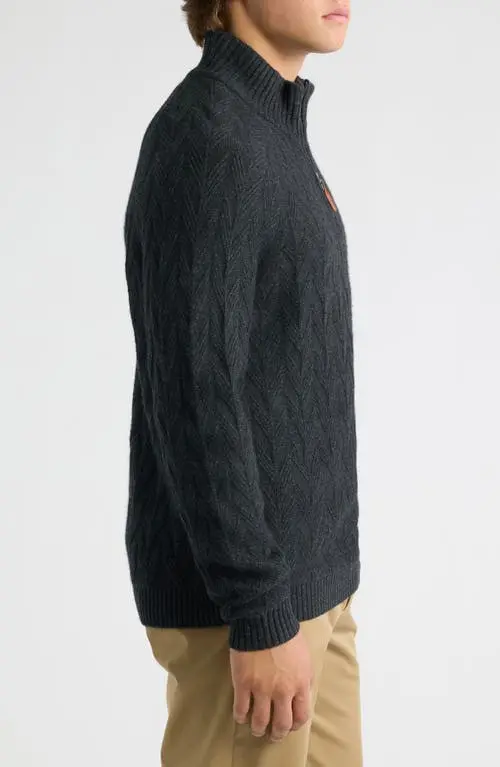 Tommy Bahama Cabana Canyon Wool & Cashmere Sweater - Charcoal