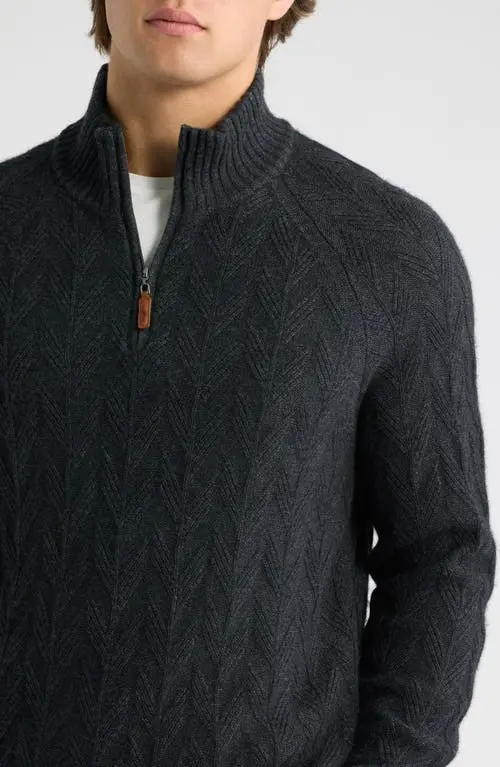 Tommy Bahama Cabana Canyon Wool & Cashmere Sweater - Charcoal