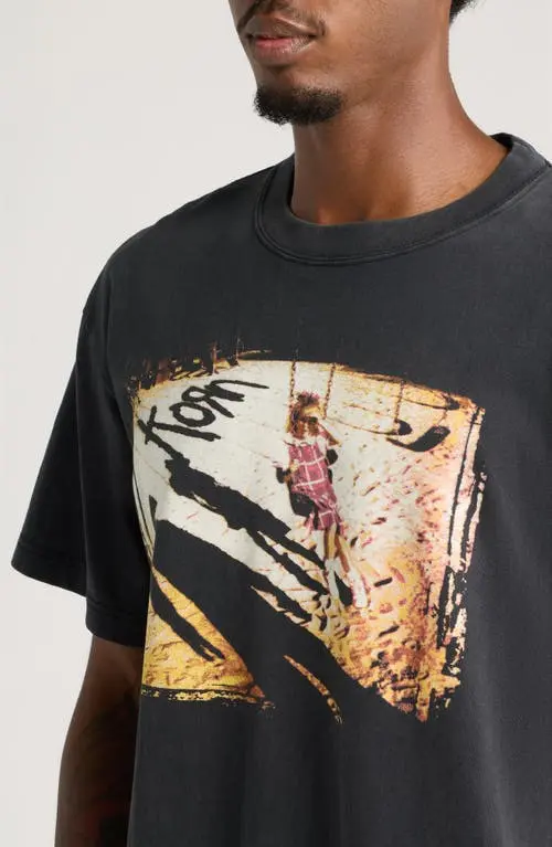 CEREMONY OF ROSES Korn Shadow Cotton Graphic T-shirt