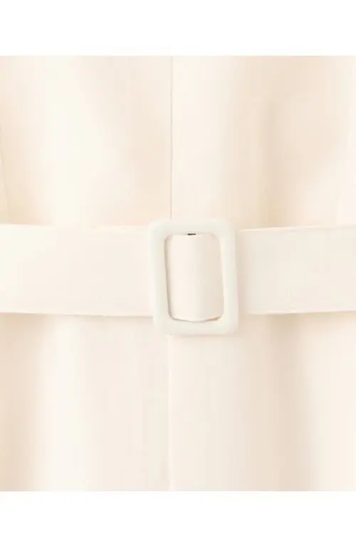 Mango Belted Sleeveless Wide Leg Jumpsuit
