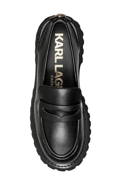Karl Lagerfeld Paris Genovia Lug Penny Loafer