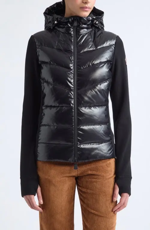 Moncler Mixed Media Down Jacket