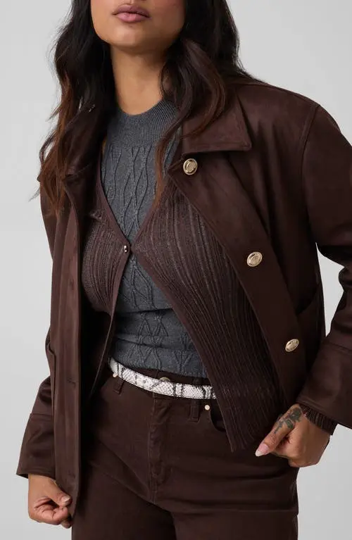 Guess Grace Faux Suede Jacket