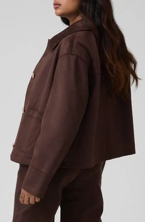 Guess Grace Faux Suede Jacket