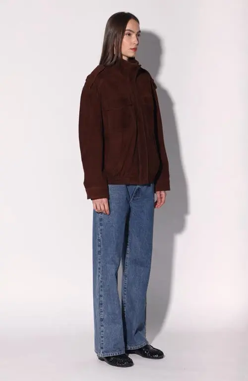Walter Baker Astrid Jacket Suede Leather