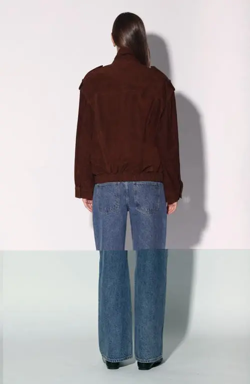 Walter Baker Astrid Jacket Suede Leather